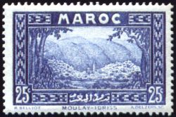 Timbres poste coloniaux du Maroc