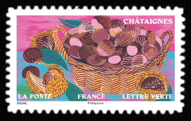 Timbres de France - Jardin d'automne